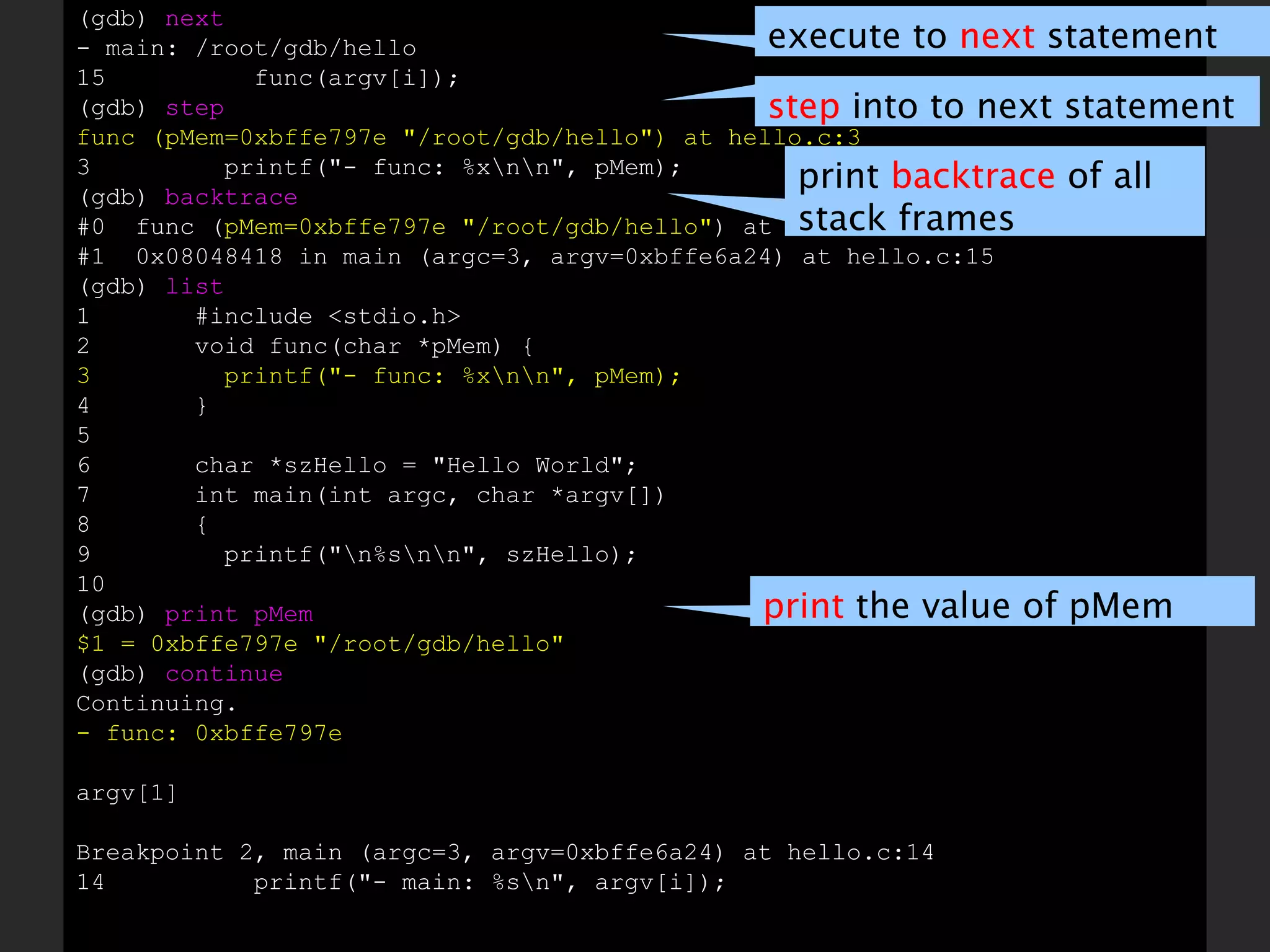 Introduction to gdb | PPT