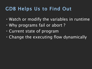 Introduction to gdb | PPT