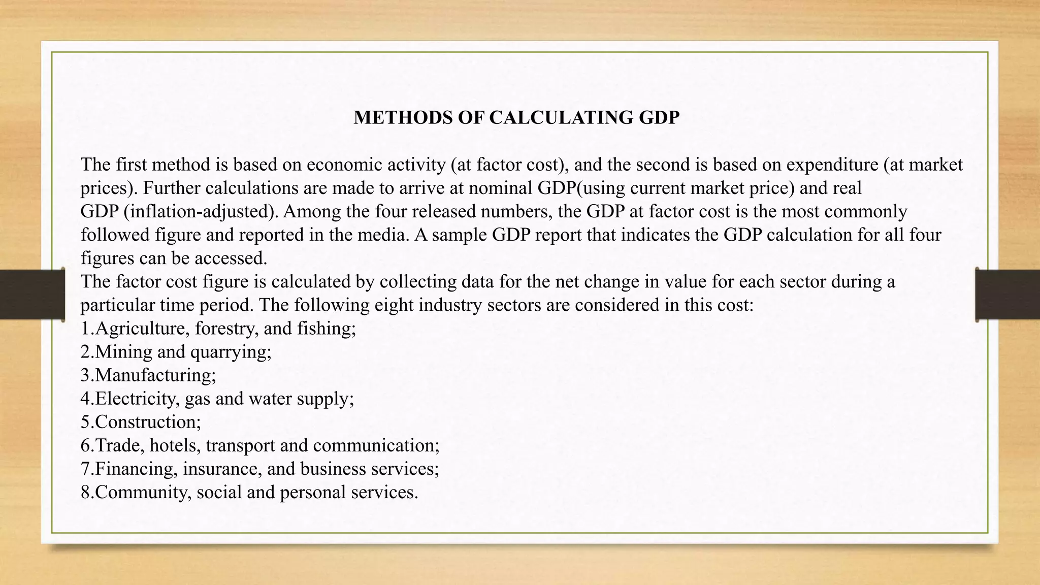 Introduction to GDP | PPTX