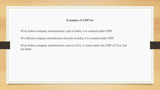 Introduction to GDP | PPTX