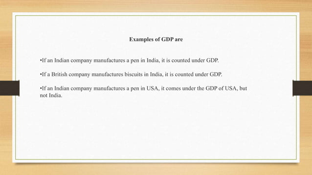 Introduction to GDP | PPTX