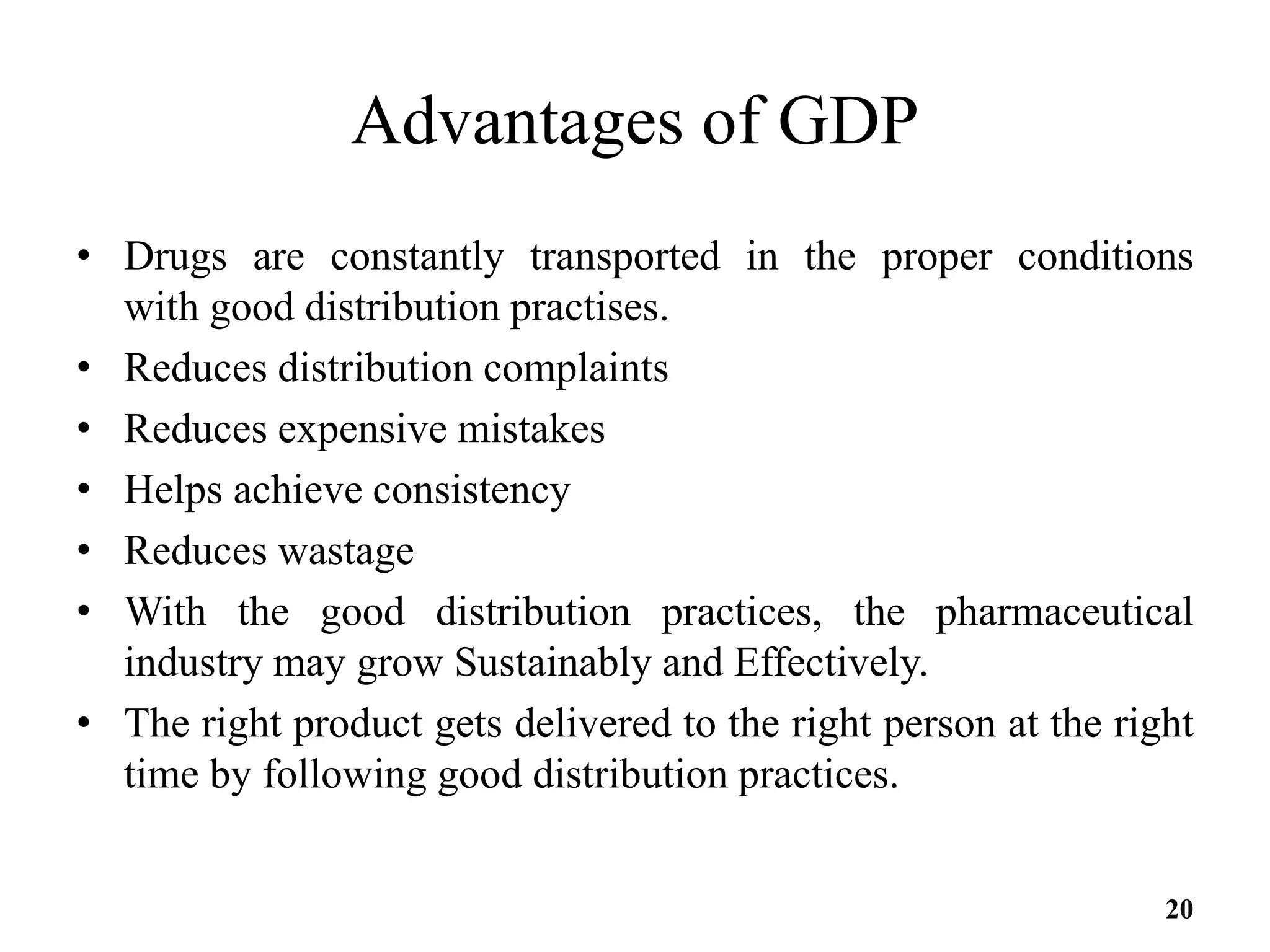 Good Distribution Practices | PPTX