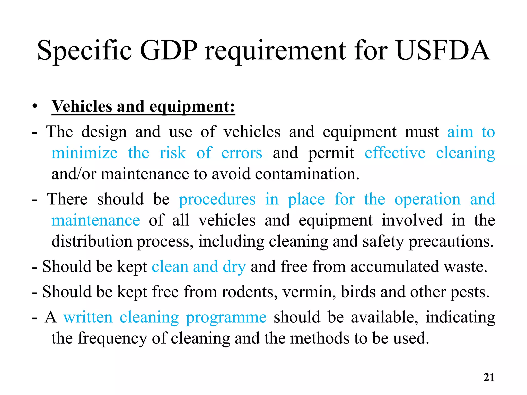 Good Distribution Practices | PPTX