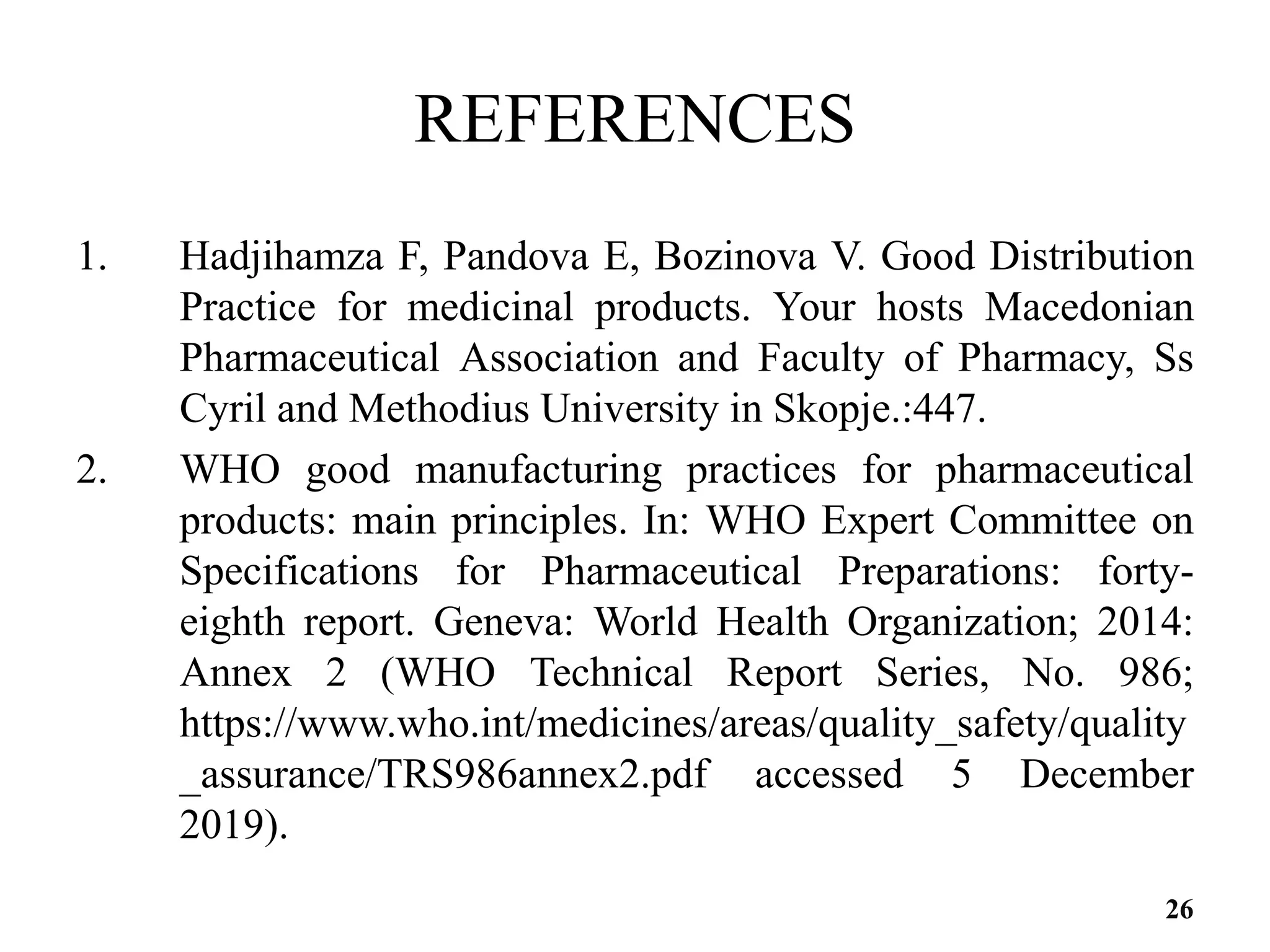 Good Distribution Practices | PPTX