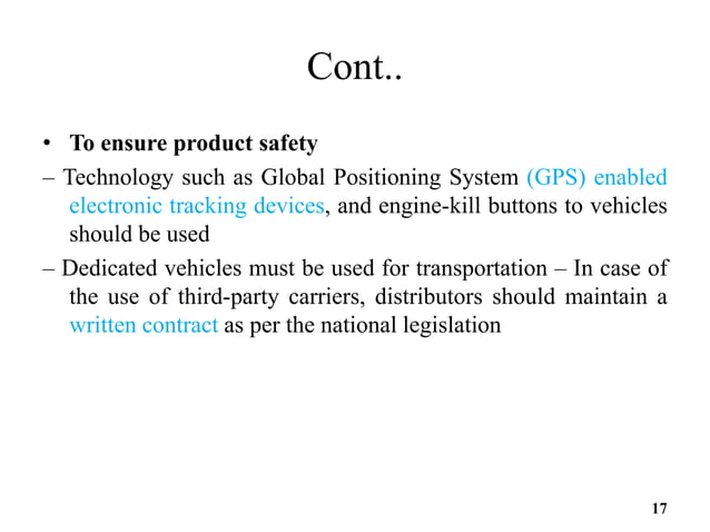 Good Distribution Practices | PPTX