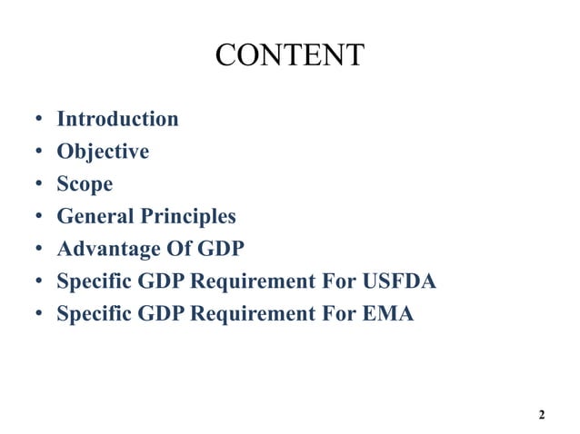 Good Distribution Practices | PPTX