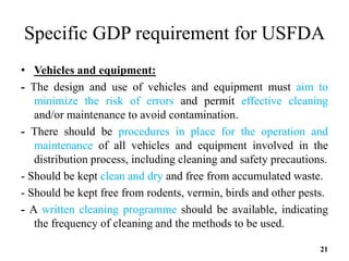 Good Distribution Practices | PPTX