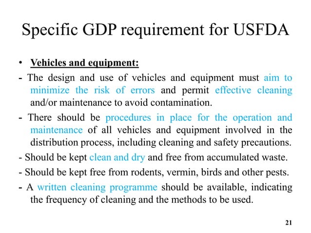 Good Distribution Practices | PPTX