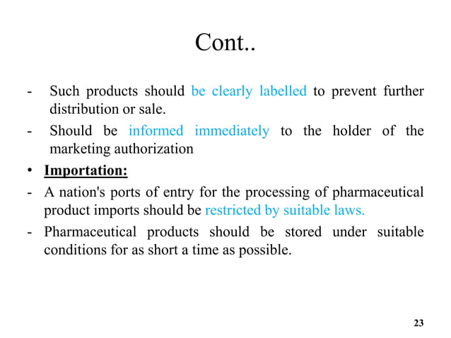 Good Distribution Practices | PPTX