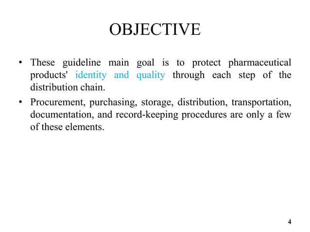 Good Distribution Practices | PPTX