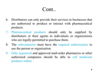 Good Distribution Practices | PPTX