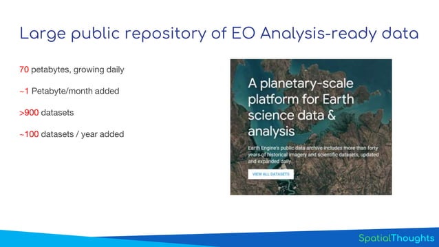 Introduction to Google Earth Engine- GEE helping in image analysis.pptx | Computing | Technology ...
