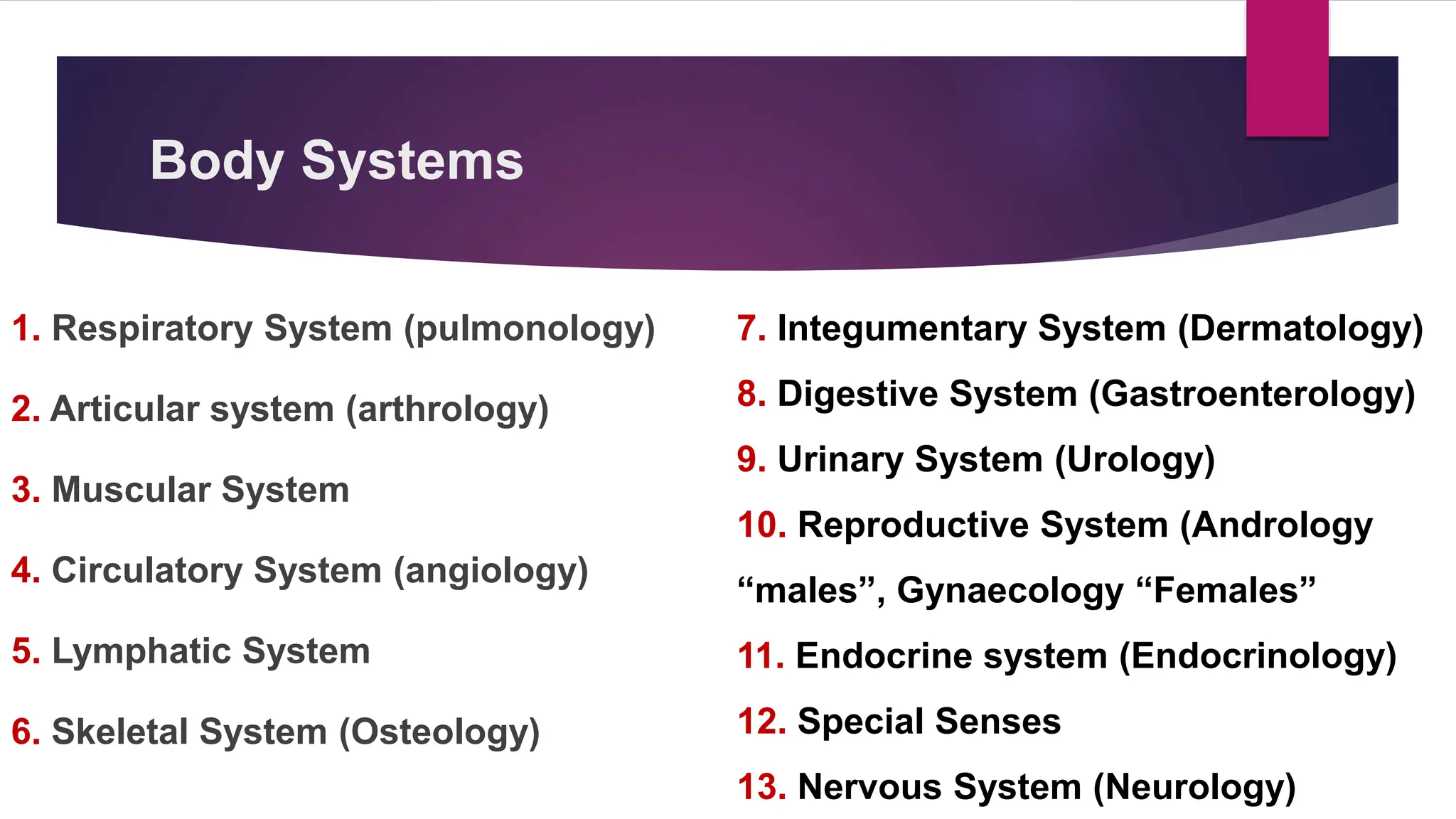 Introduction To General Anatomy (muscle and body systems) Parrt 2.pptx