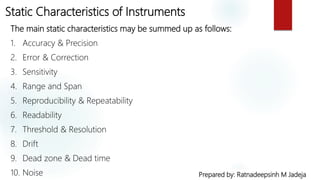 Introduction to generalized measurement system | PPTX