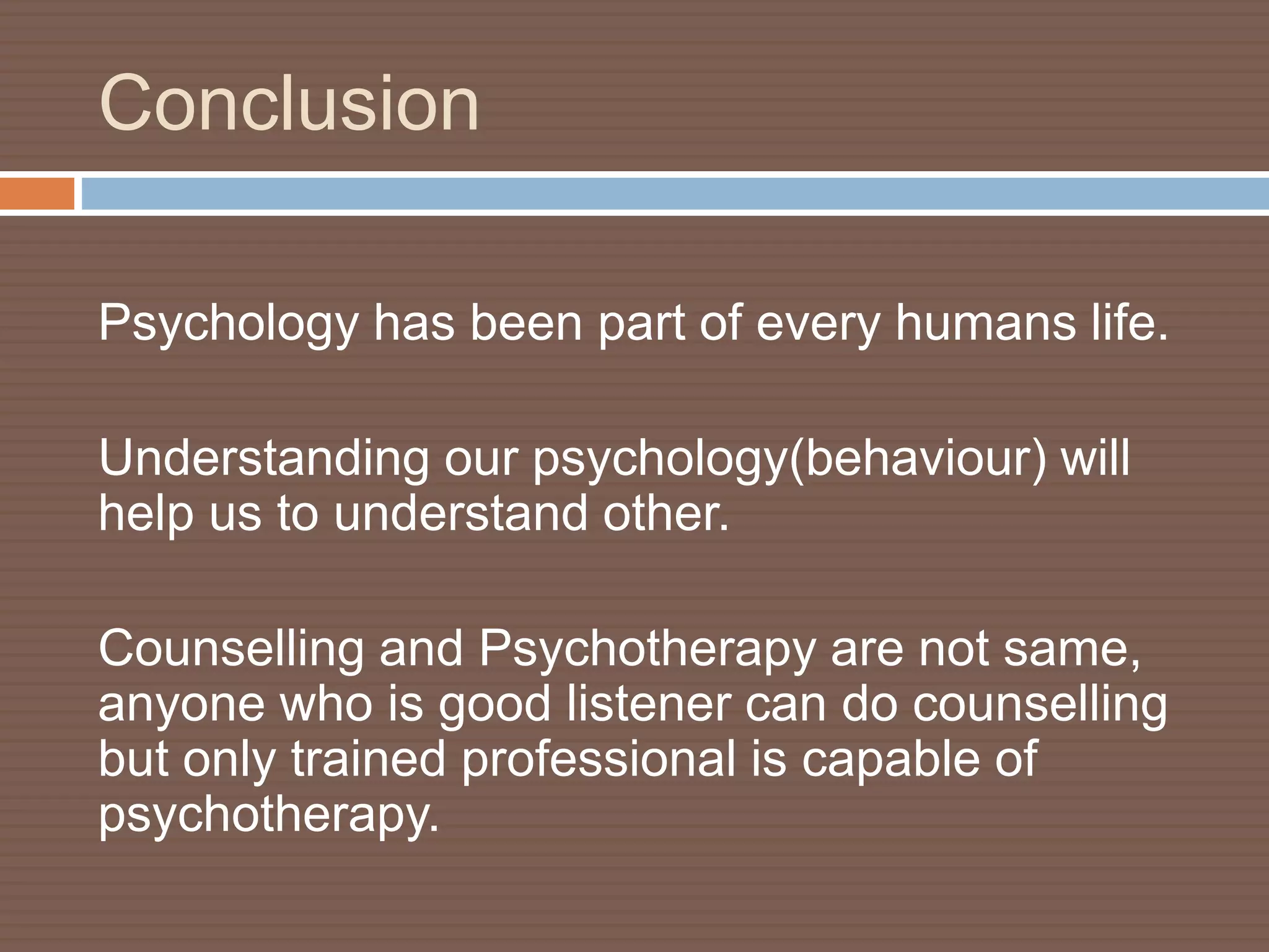 Introduction to general psychology | PPTX