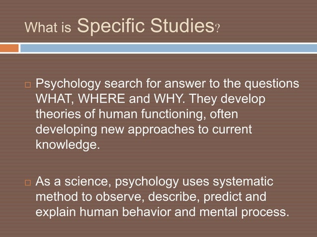 Introduction to general psychology | PPT