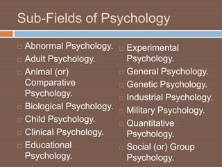 Introduction to general psychology | PPTX