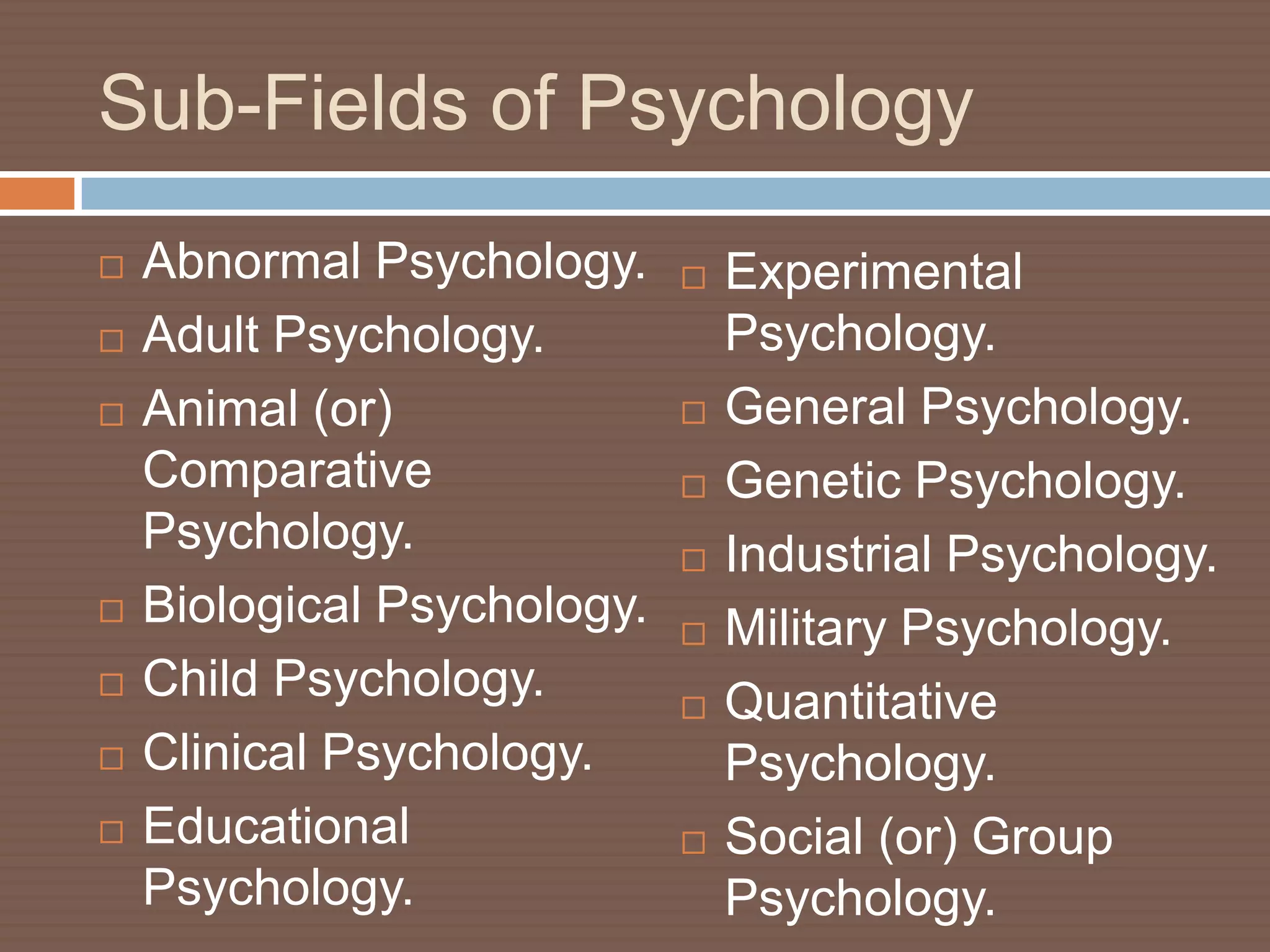 Introduction to general psychology | PPTX