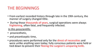 Introduction to general surgery | PPTX