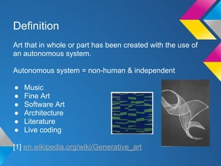 Introduction to generative art | PDF