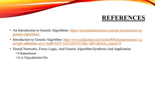 Introduction to genetic algorithms | PPT