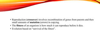 Introduction to genetic algorithms | PPT