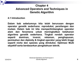 Introduction to genetic algoritms | PDF