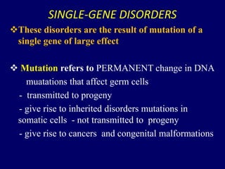 Introduction to genetic disorders, classification 26 10-2016 | PPT