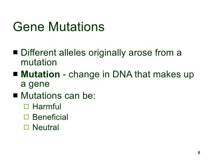 Introduction to genetics