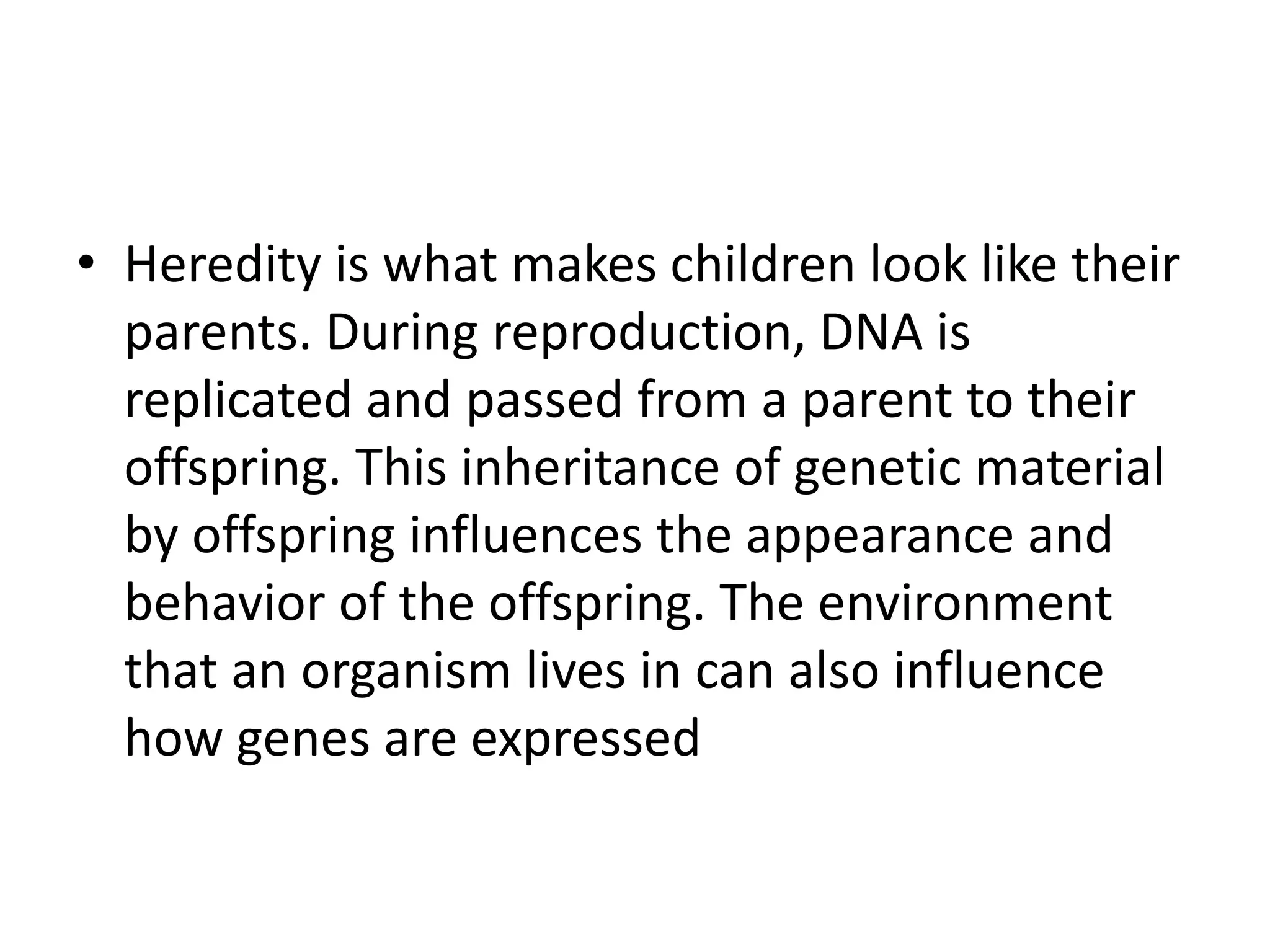 Introduction to genetics.pptx | Biological Sciences | Science