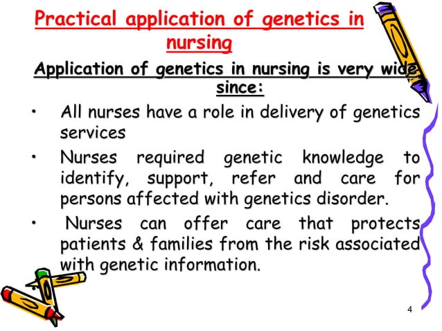 introduction to genetics in Nursing and its Importance | PPT