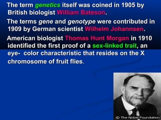 Introduction to genetics and breeding | PPT