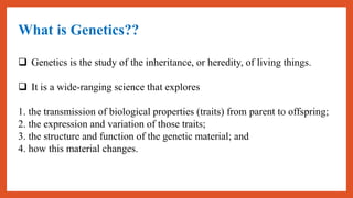 Introduction to genetics and genes unlocking the secrets of heredity by ...