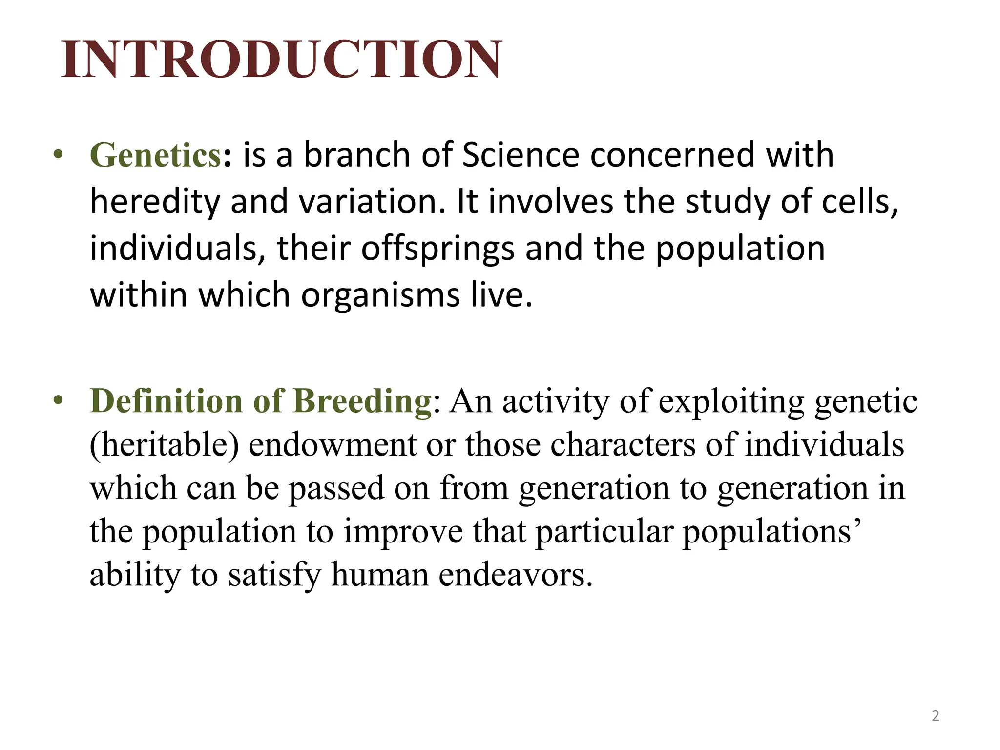 INTRODUCTION TO GENETICS AND PRINCIPLES OF BREEDING_final.ppt