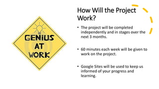 Introduction to Genius Hour | PPTX