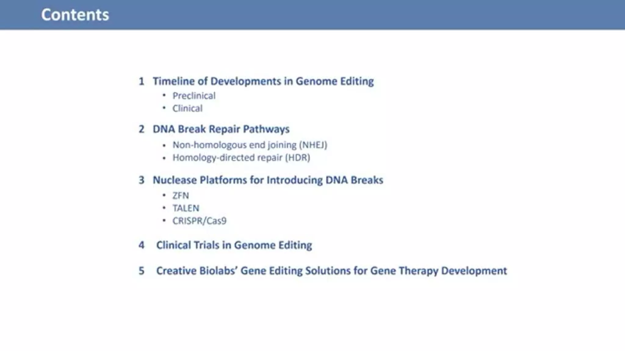 Introduction to Genome Editing | PPT