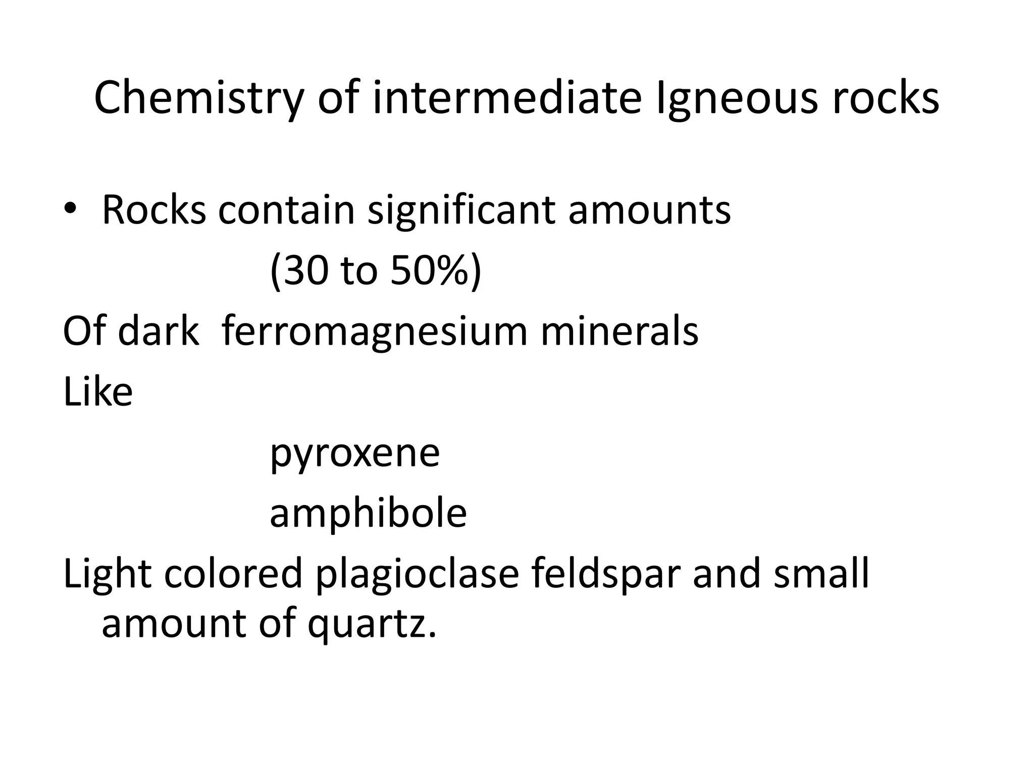 Introduction to Geochemistry of Igneous Rocks | PPTX