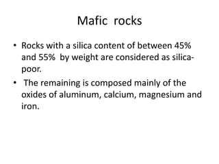 Introduction to Geochemistry of Igneous Rocks | PPTX