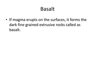 Introduction to Geochemistry of Igneous Rocks | PPTX