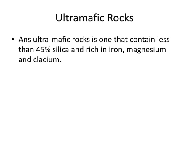 Introduction to Geochemistry of Igneous Rocks | PPT