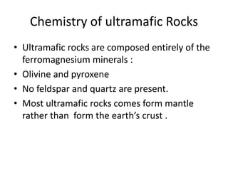 Introduction to Geochemistry of Igneous Rocks | PPTX