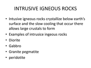Introduction to Geochemistry of Igneous Rocks | PPTX