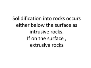 Introduction to Geochemistry of Igneous Rocks | PPTX