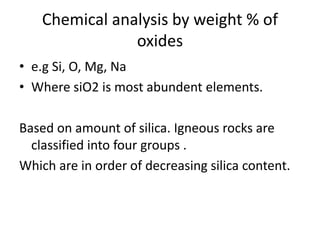 Introduction to Geochemistry of Igneous Rocks | PPTX