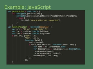 Introduction to GeoDjango | PPT