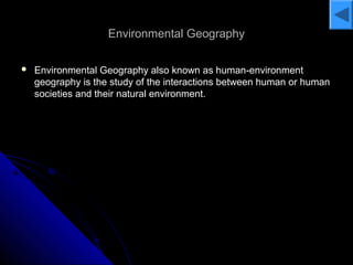INTRODUCTION TO GEOGRAPHY | PPT