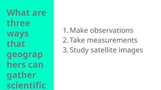Introduction to Geography Grade 8 2023.. | PPTX