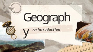 Introduction to Geography Education Presentation in a Brown and Beige ...