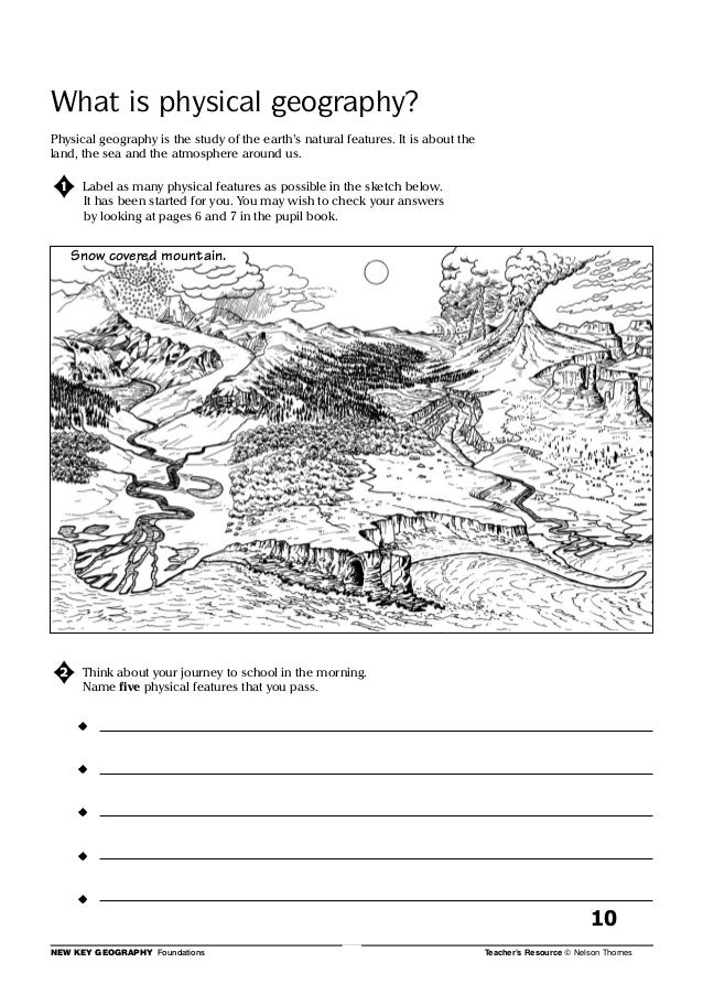 Introduction to geography pack