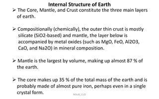 Introduction to geology and plate tectonics | PPTX